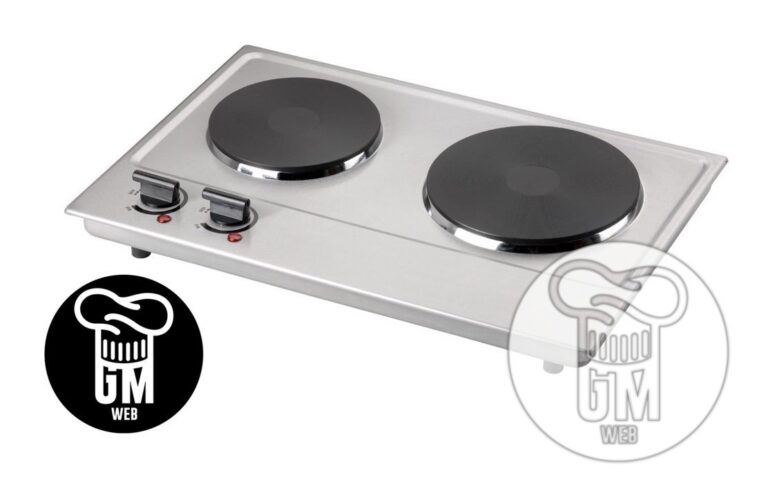 Anafe Electrico Doble Hornalla Acero Inoxidable – Sikla – Gastromercadoweb